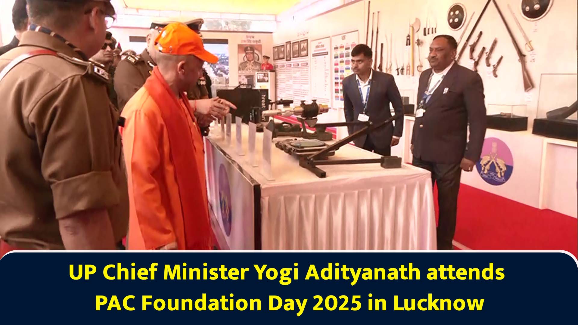 UP Chief Minister Yogi Adityanath attends PAC Foundation Day 2025 in ...