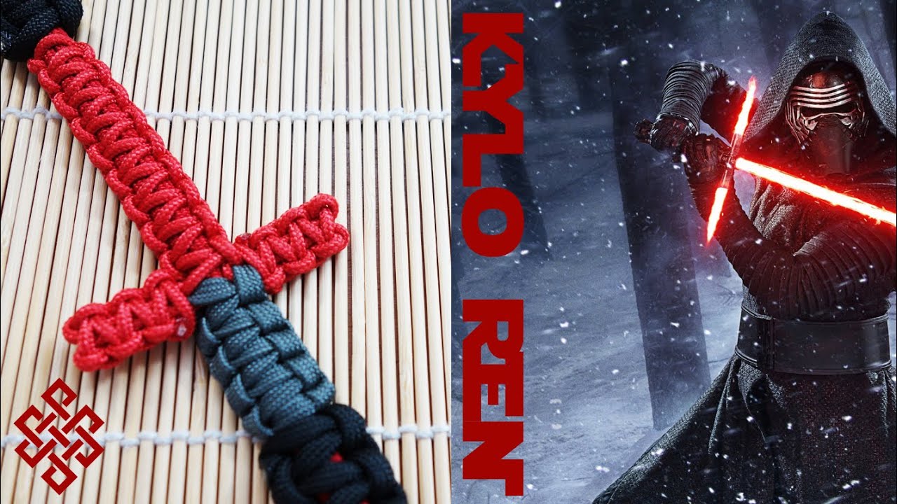 How to make a Kylo Ren lightsaber paracord bracelet – step-by-step tutorial