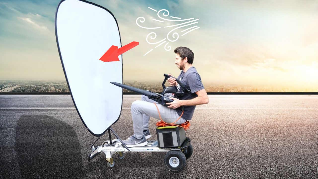 Can you really blow your own sail car?