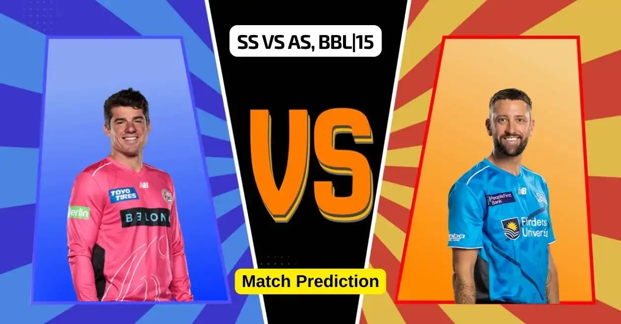 SS vs AS, BBL|15, Match Prediction: Who Will Win Today’s Game Between ...