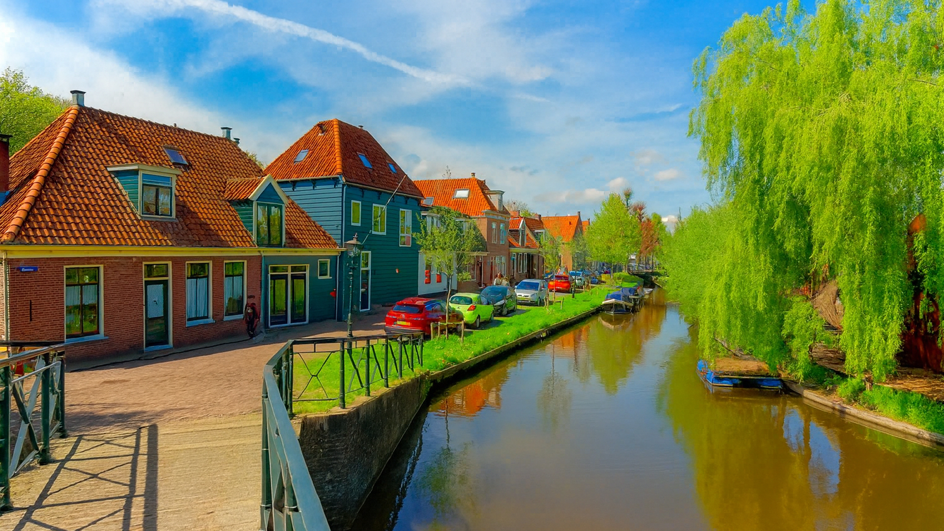 Monnickendam Nederland: Historische stadswandeling (4K)