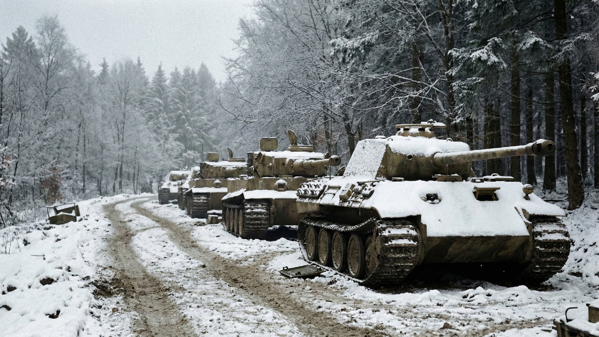 Het Duitse tankoffensief dat instortte in de Tweede Wereldoorlog