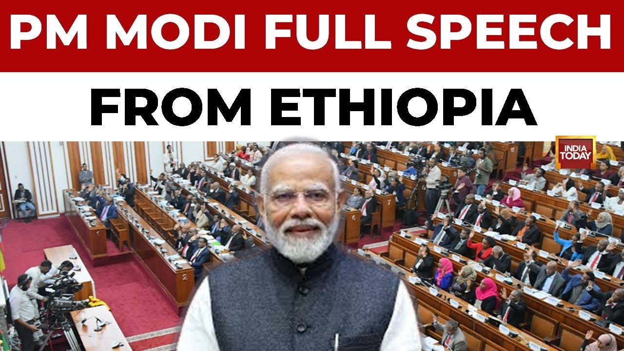 PM Modi addresses Ethiopian parliament: 'Feels like home in land of lions'