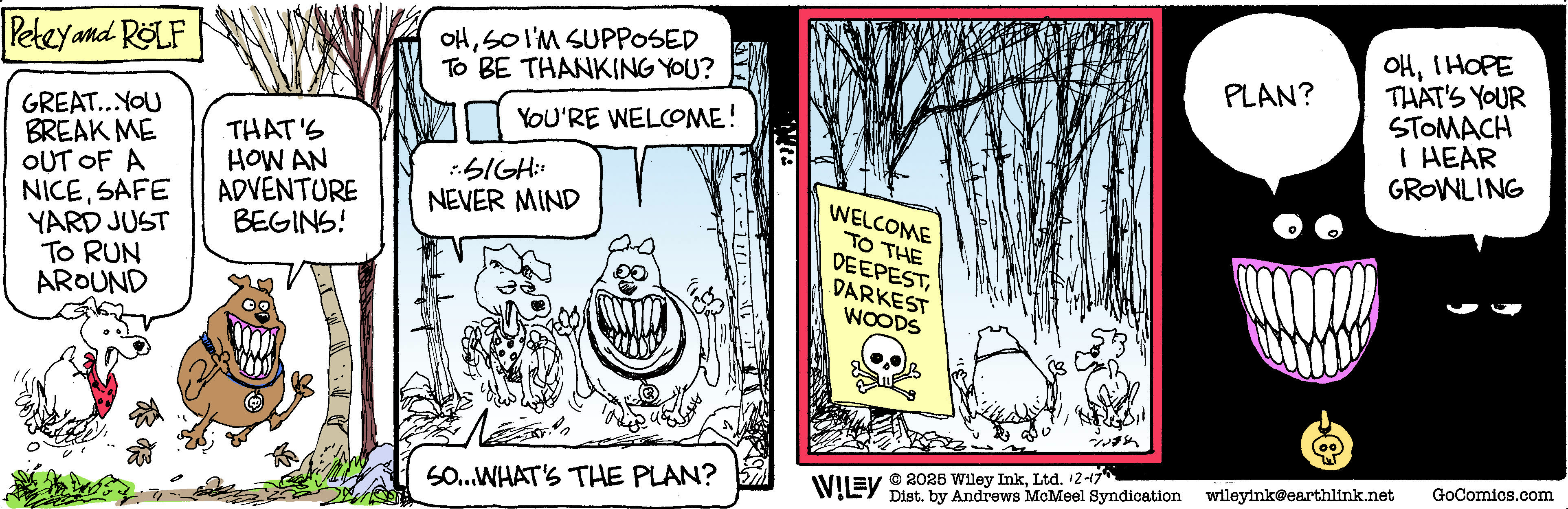Non sequitur by Wiley Miller