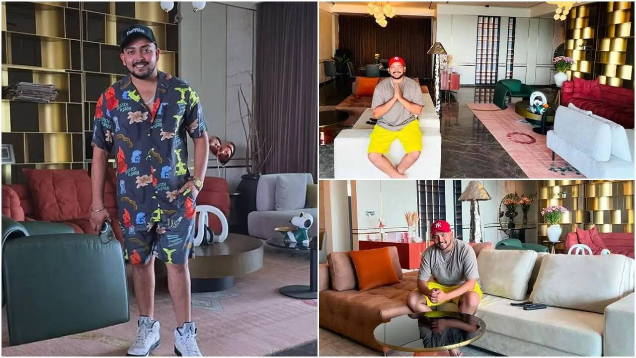 Inside Prithvi Shaw’s ultra-luxurious ₹10.5 crore Mumbai apartment, his ...