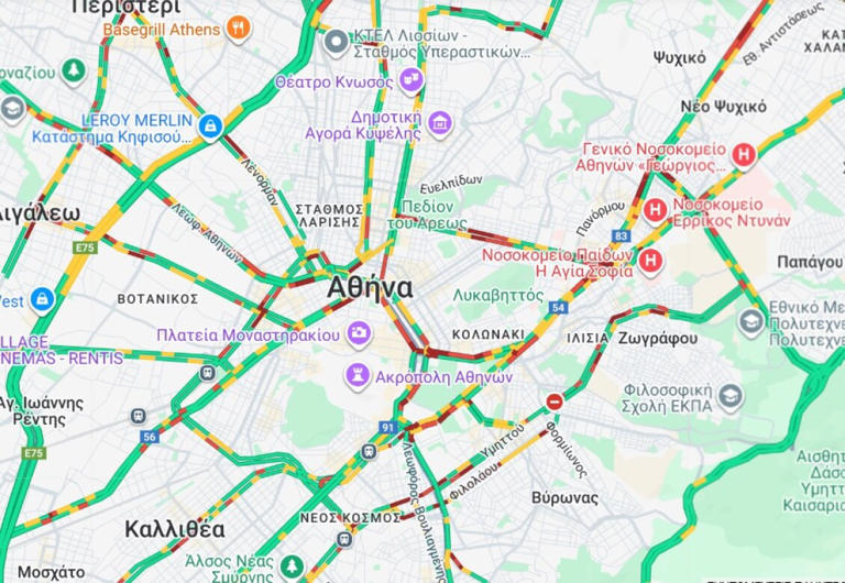 Live η κίνηση στους δρόμους: Ακινητοποιημένο όχημα στη λεωφόρο ...