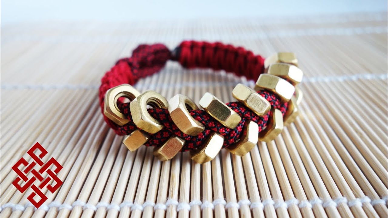 How to make a hex nut paracord bracelet – step-by-step tutorial (WOE)