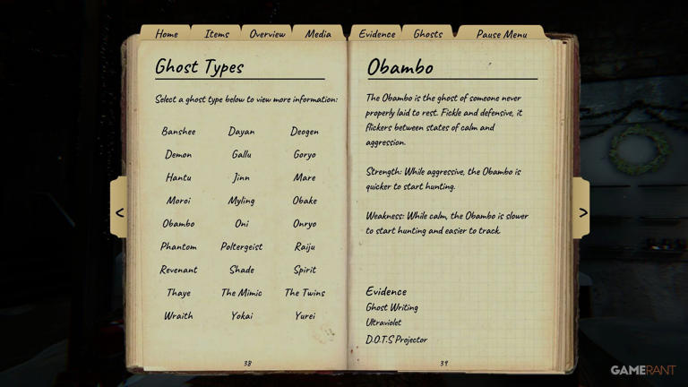 How to detect Obambo, Gallu, & Dayan in Phasmophobia winter update