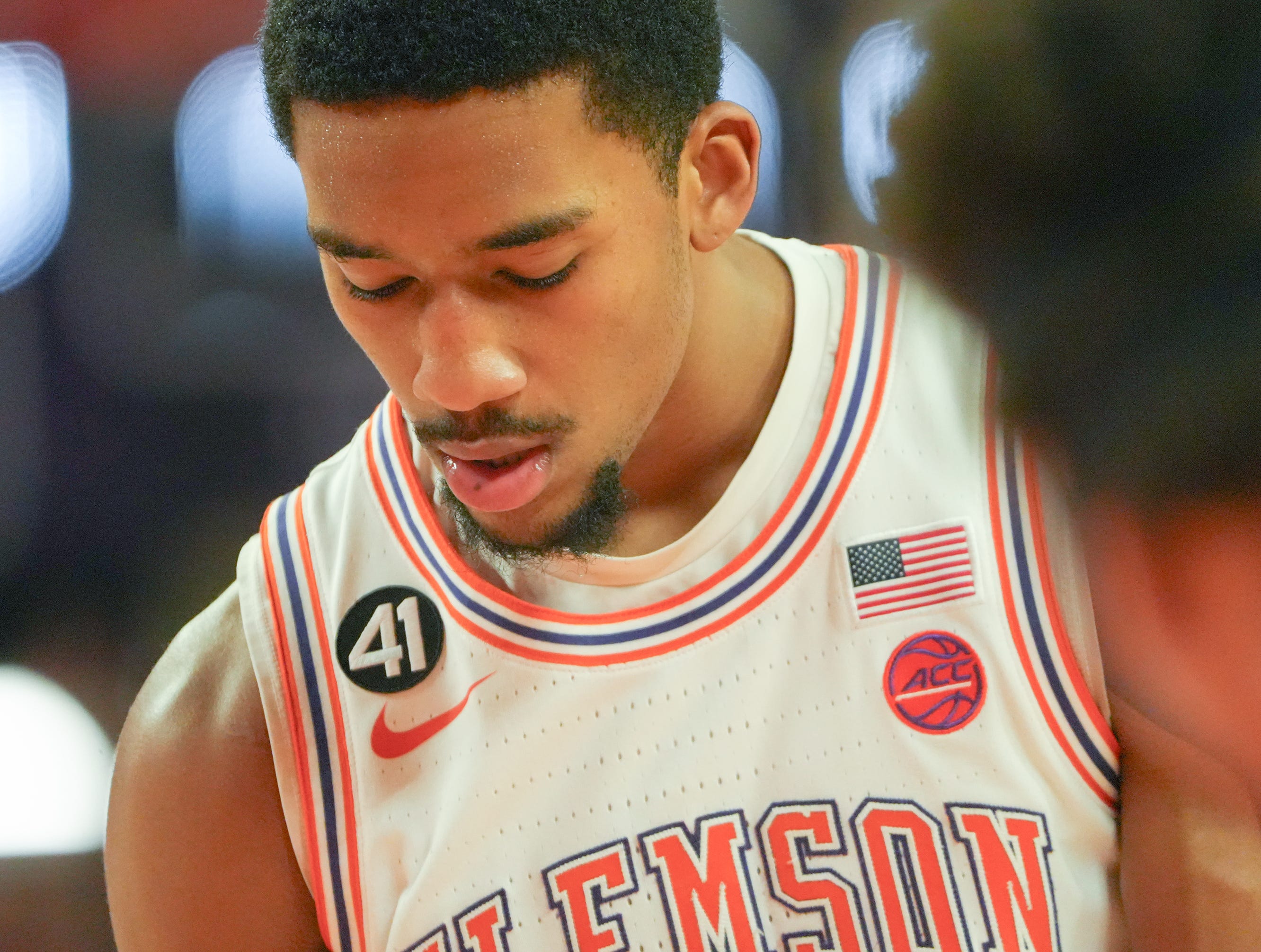 Why Clemson basketball players are wearing No. 41 patch on jerseys this ...