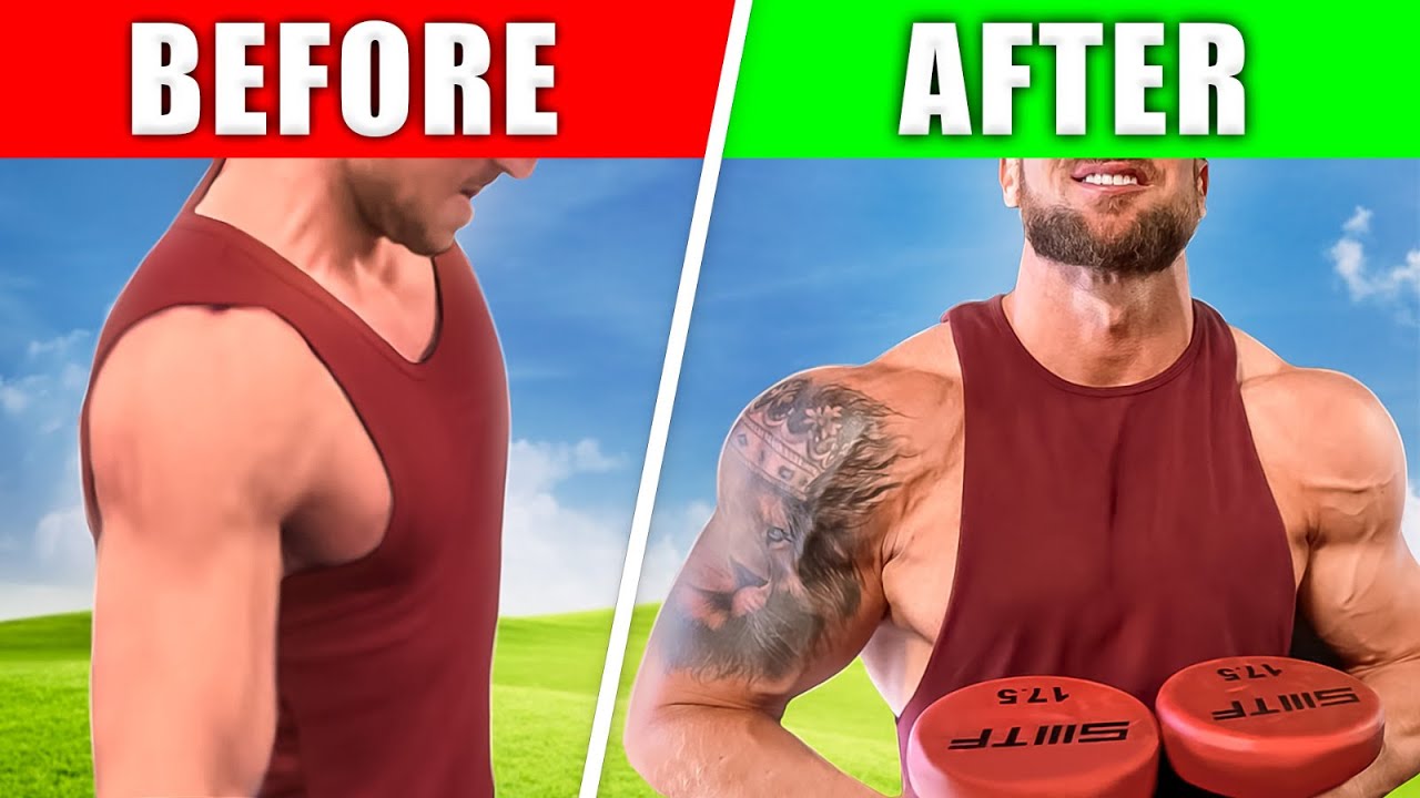 See results from training my shoulders thirty days in a row