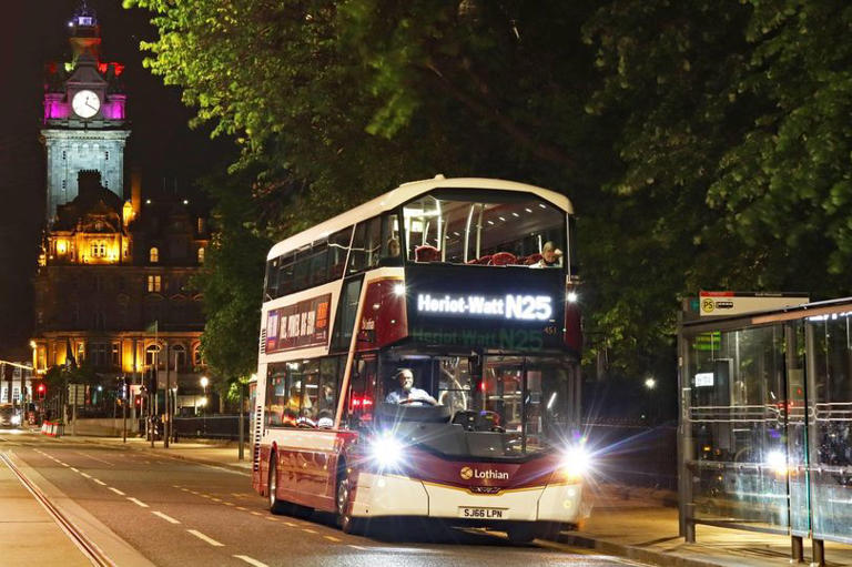 Festive timetables for Edinburgh buses and trams as services reduced ...