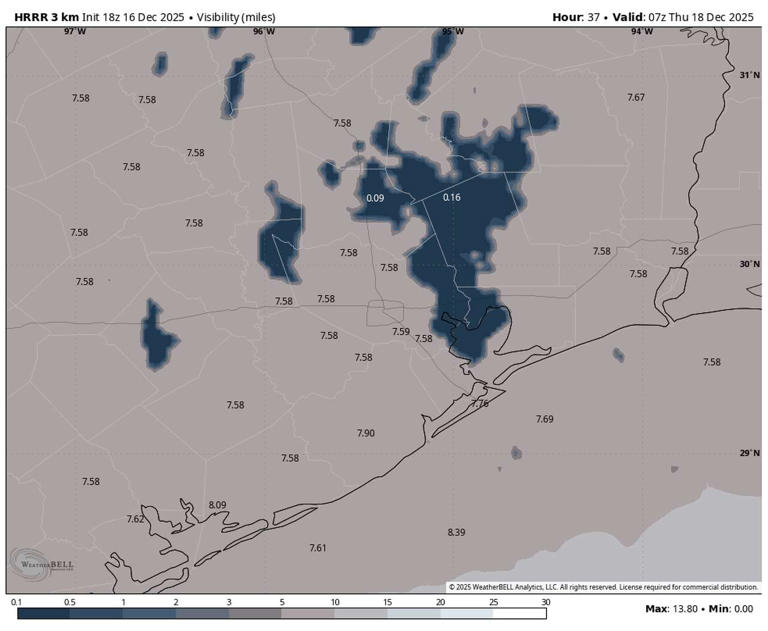 Rain, fog could slow Houston commuters Wednesday and Thursday. Here's a ...