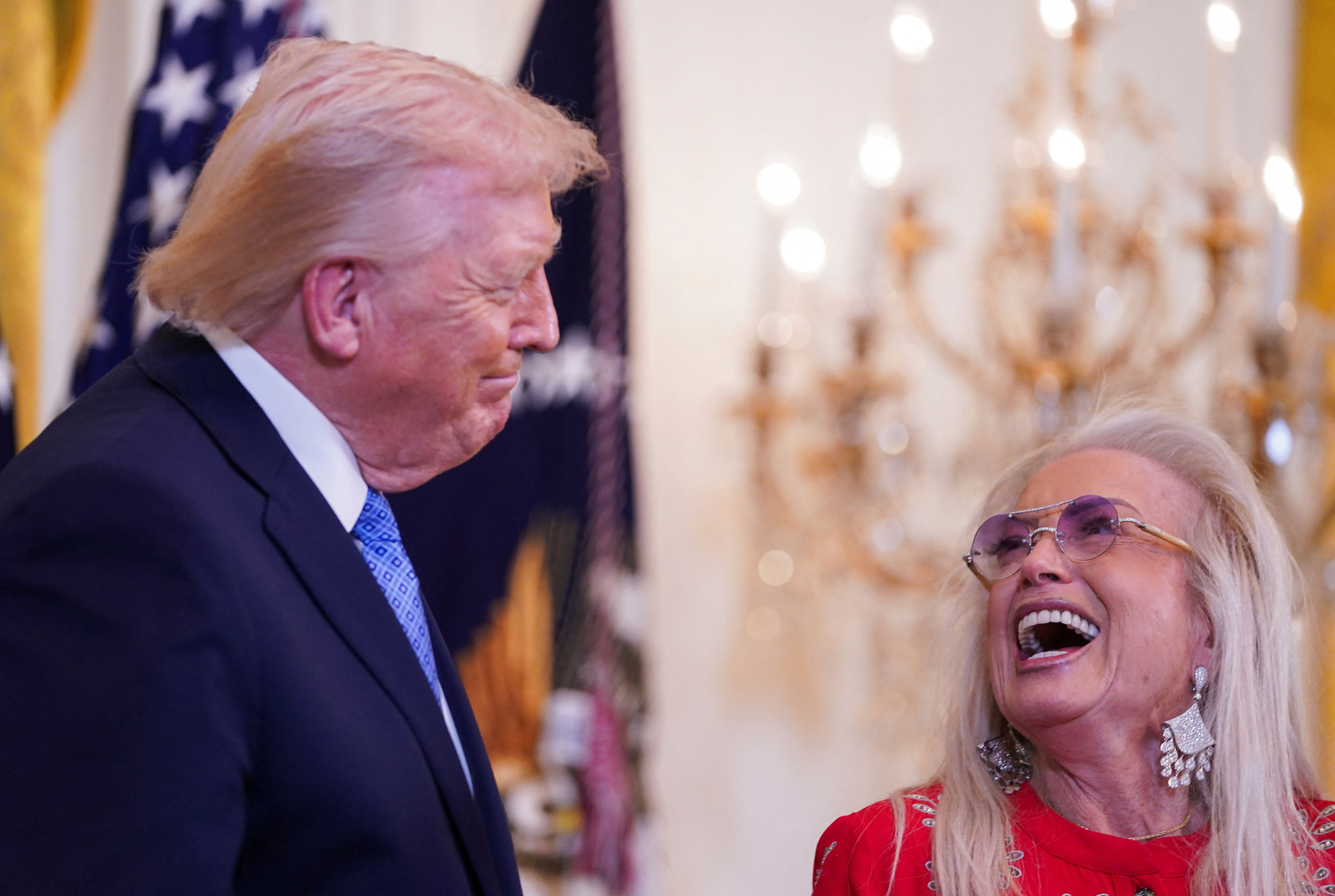 Miriam Adelson pledges $250 million for a third Trump term at White ...