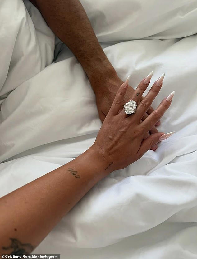 Georgina Rodriguez says $3m engagement ring from Cristiano Ronaldo was ...