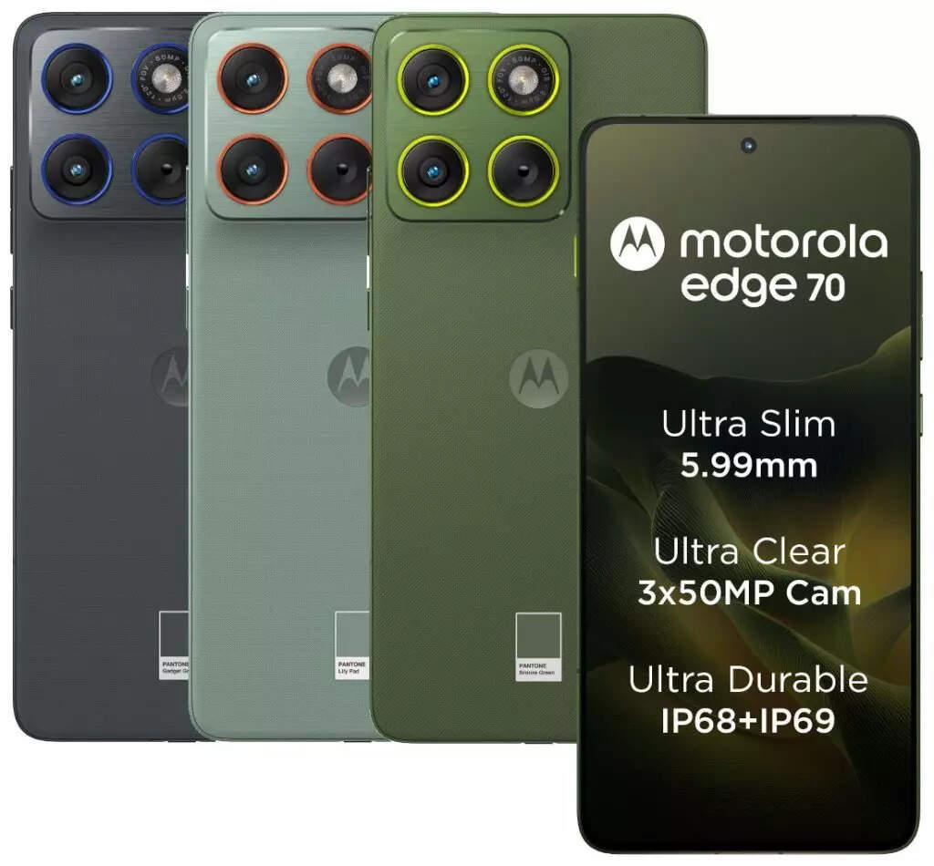 Moto Edge 70 with 50MP triple camera, ultra-thin design launched in ...