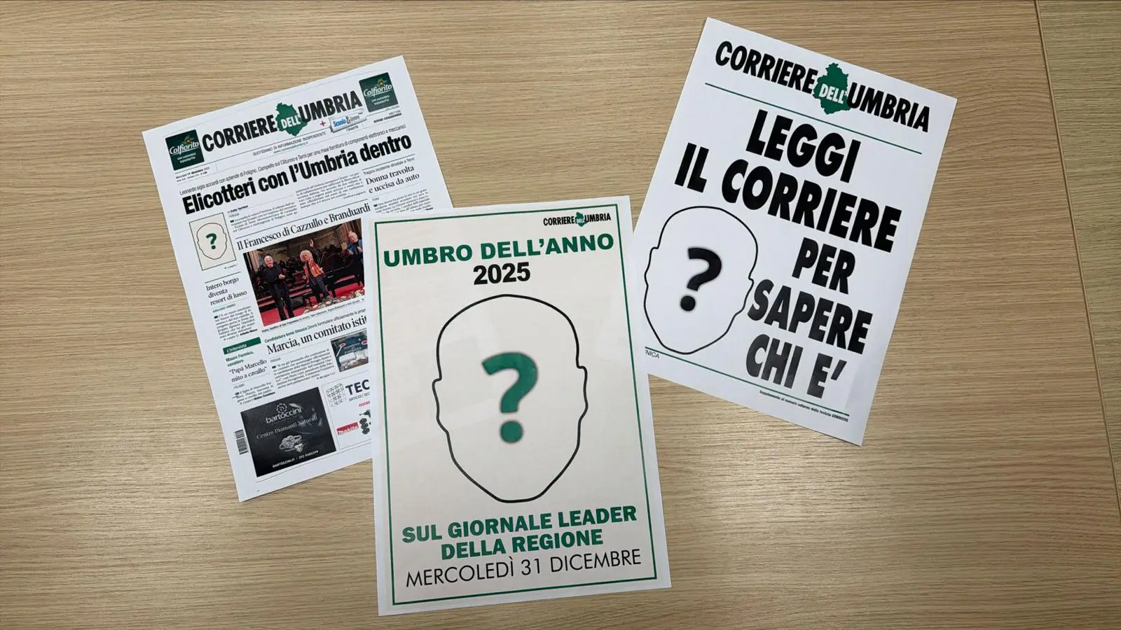 Il Corriere dell’Umbria svelerà il 31/12 il riconoscimento “Umbro dell ...