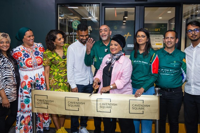 Cavendish Square opens a feel-good donation hub with Gift of the Givers