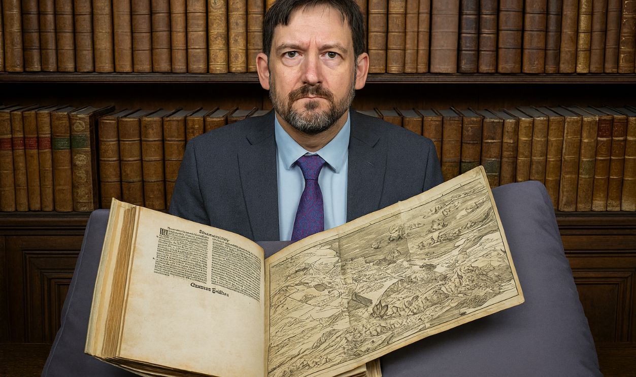 A Swiss printer put the map backwards in his 1525 edition of the Bible ...