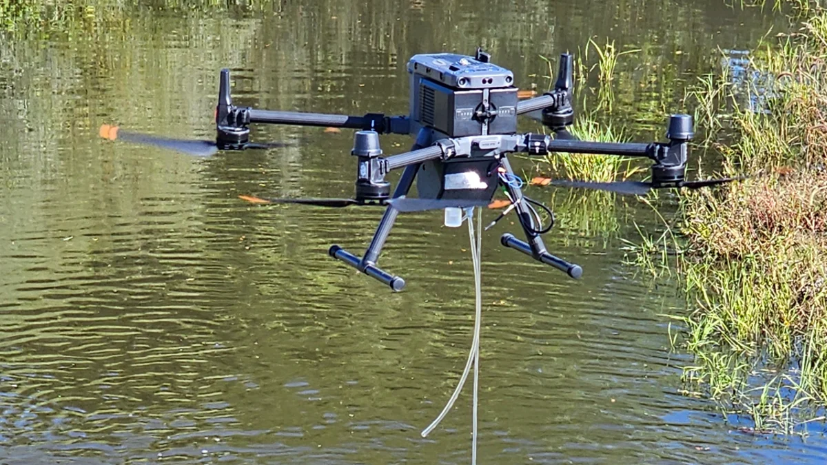 Crean un “lab-dron”: un dron capaz de analizar las cualidades del agua