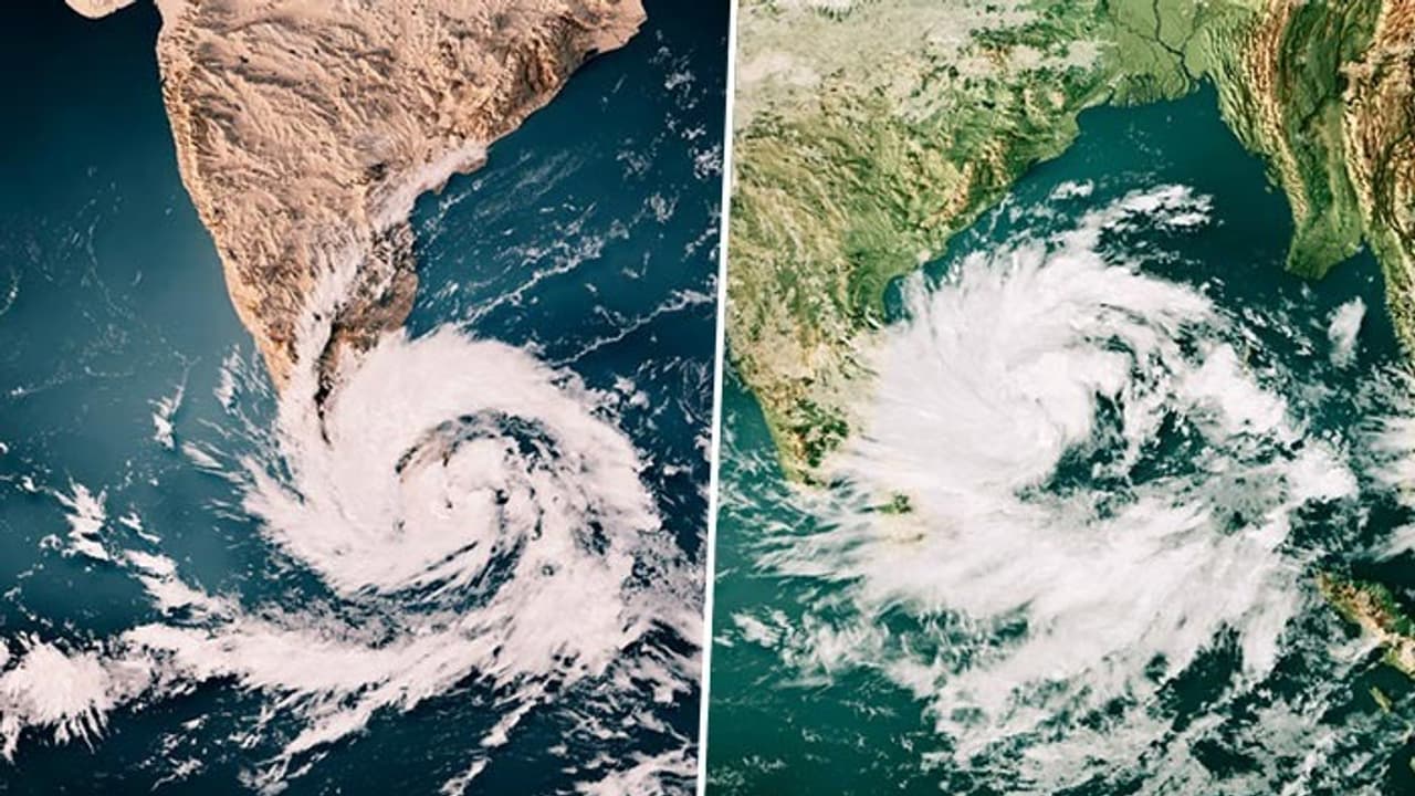 Year ender 2025: Cyclones of 2025 in pictures; how Montha, Ditwah and ...