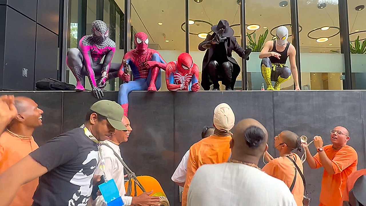 Marvel's 'Spider-Verse' joins Hare Krishna mantra