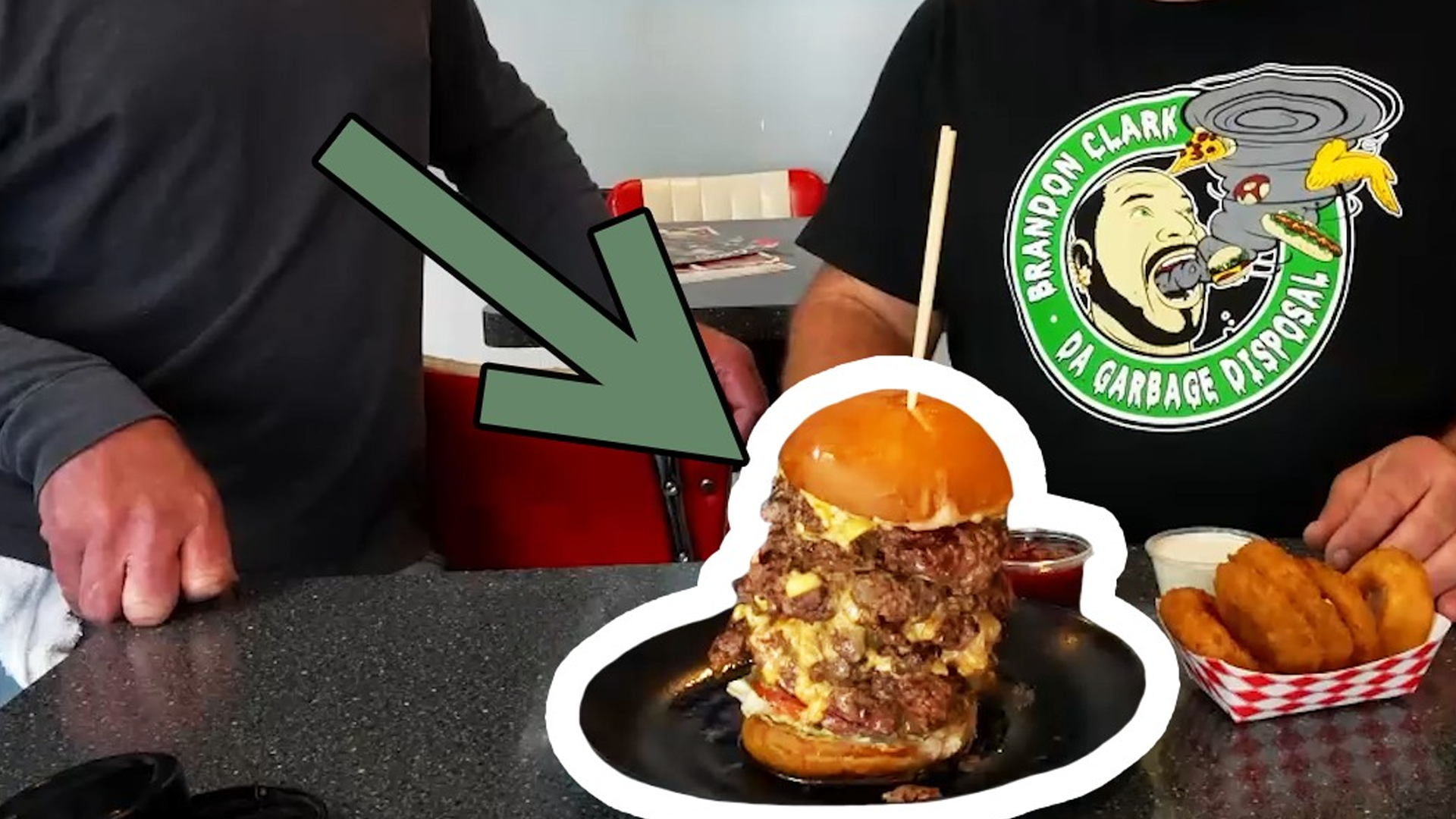 The 808 burger: 8 patties, 8 cheese