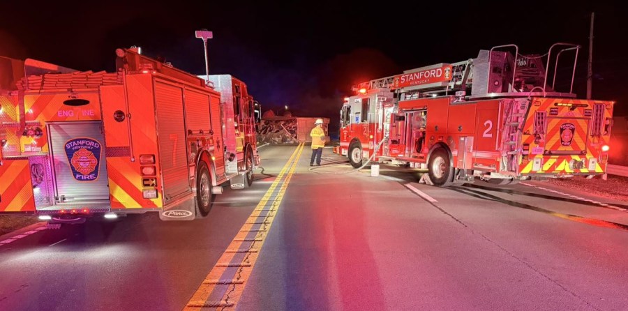 Stanford intersection reopens after morning crash involving 2 tractor ...