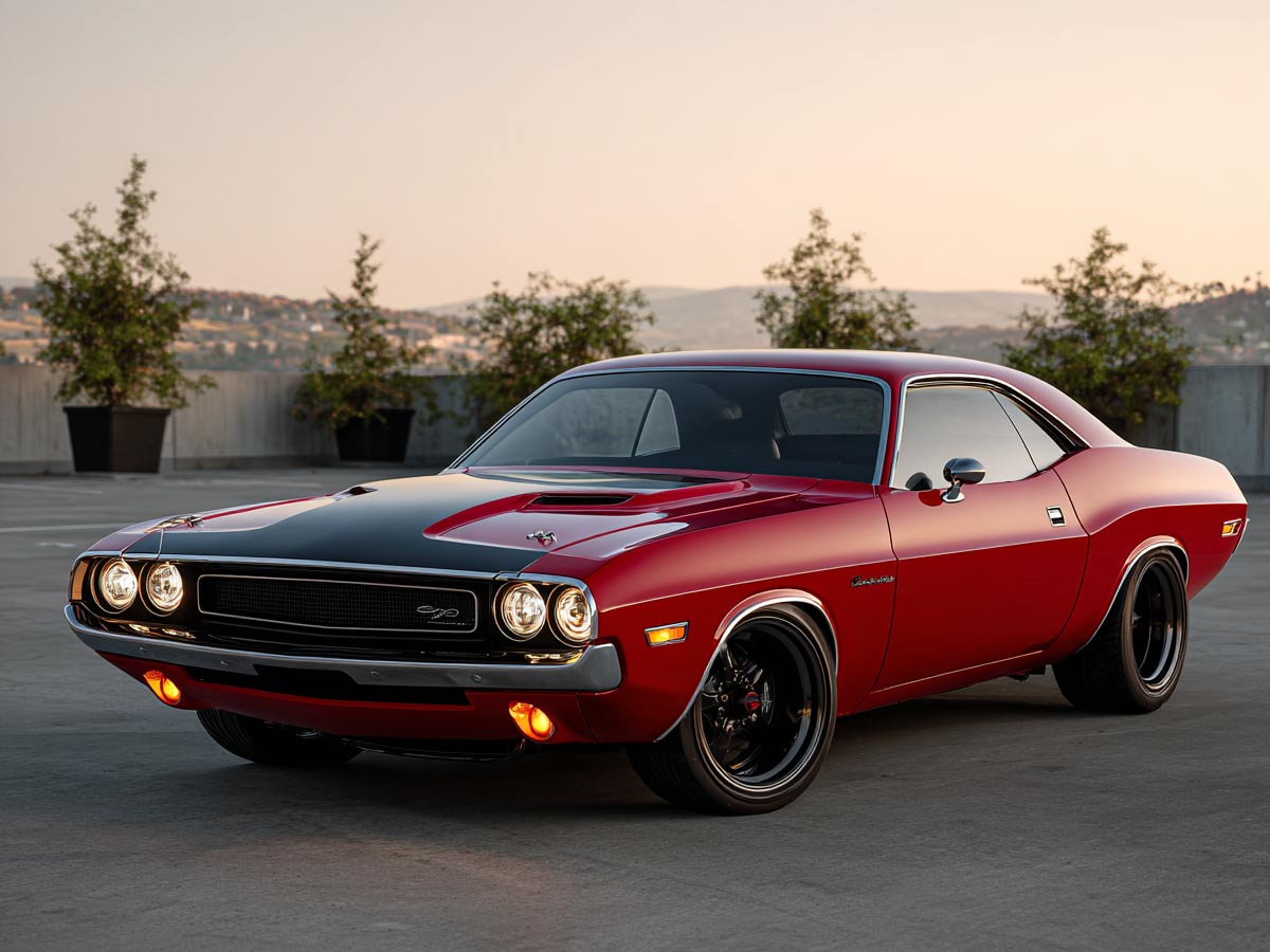 Modern cars reimagined with a '70s style makeover