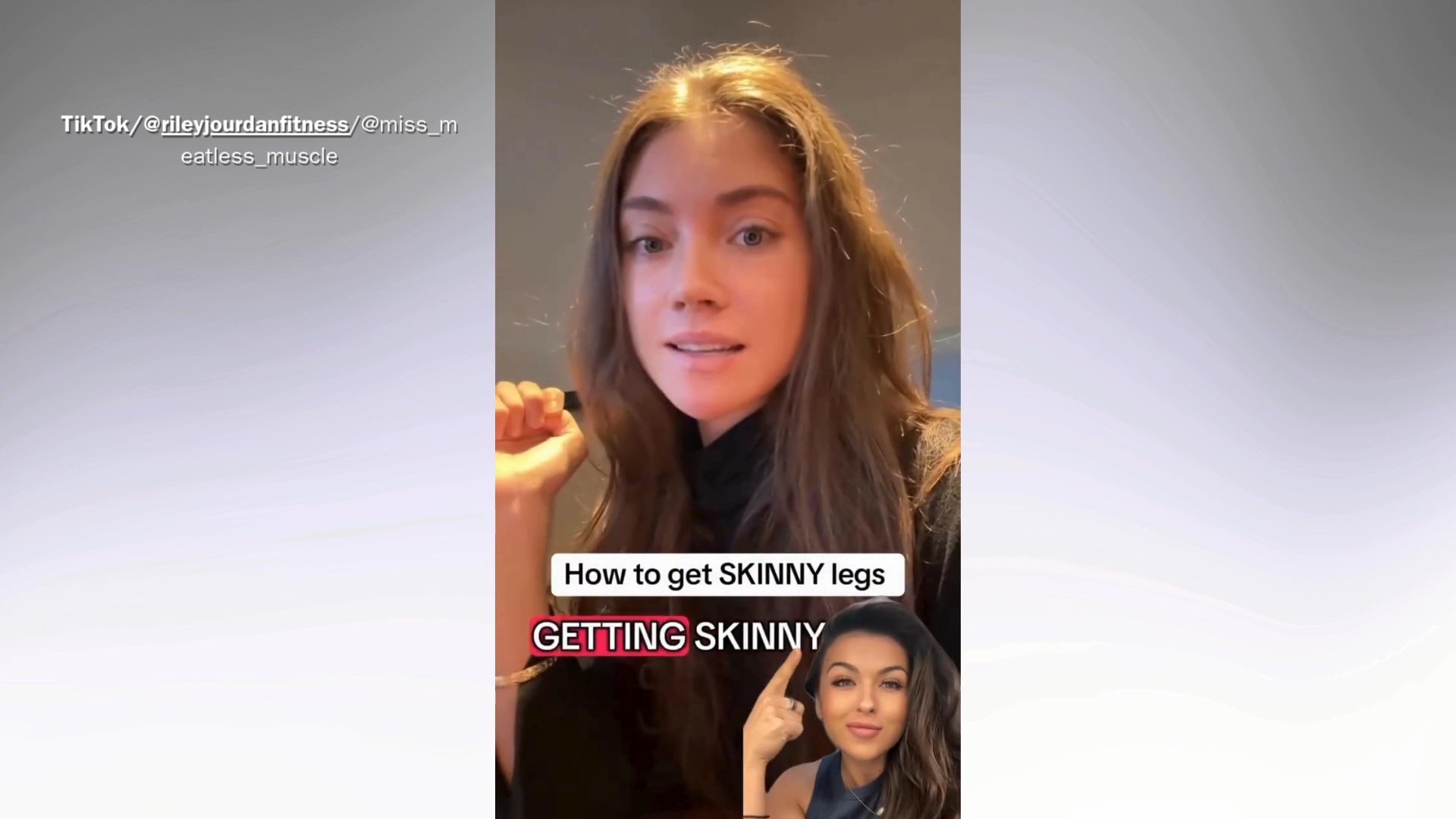 Personal trainer criticized for promoting 'skinny legs' workout advice