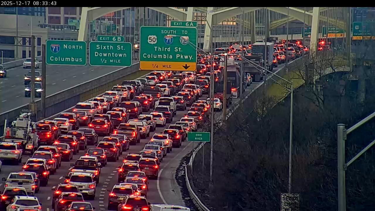 NB lanes on Daniel Carter Beard Bridge partially reopen after crash