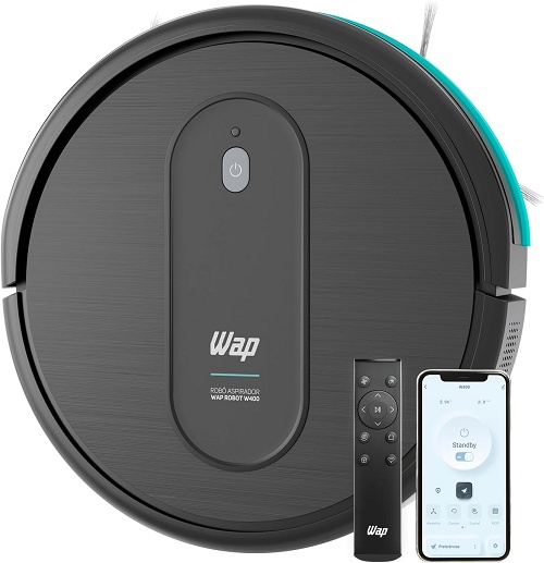 Robô aspirador WAP W400 cai 41% no preço: varre, aspira e passa pano ...