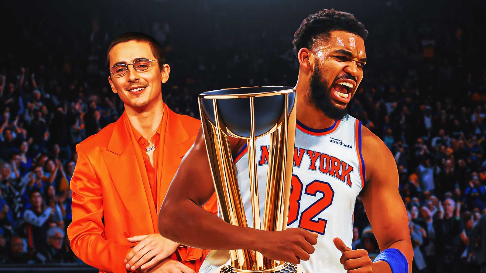 Knicks’ NBA Cup win 'Marty Supreme approved' by Timothée Chalamet