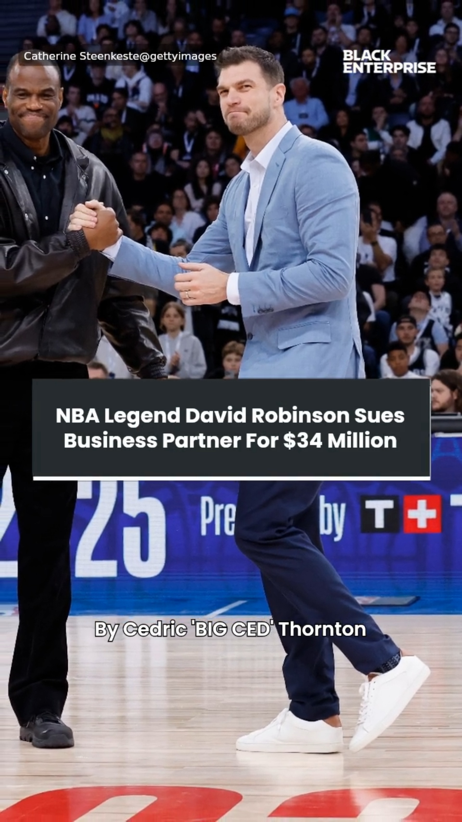NBA legend David Robinson sues business partner for $34 million