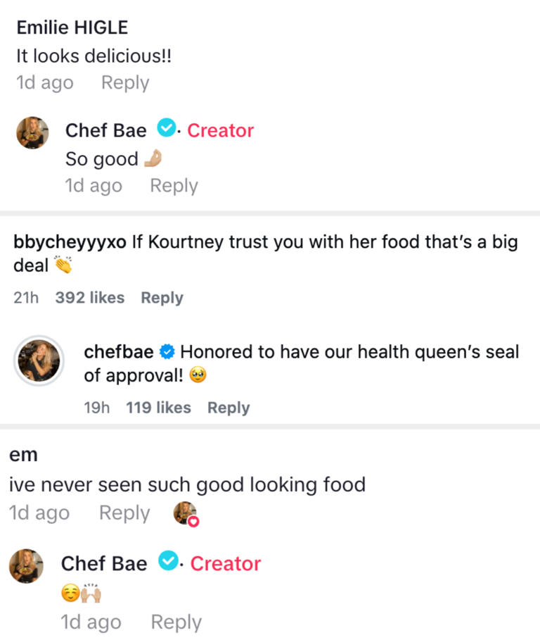 Kourtney Kardashian and Travis Barker’s private chef shared a behind ...