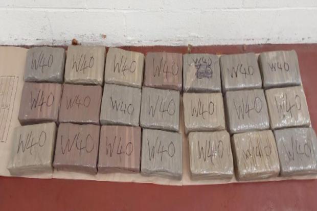 Watch: The moment police discovered driver's secret stash of cocaine ...