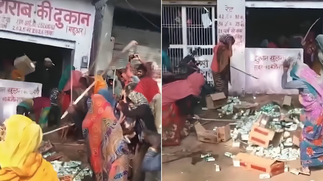 'Liquor destroying homes': Agra women storm highway outlet over daily ...