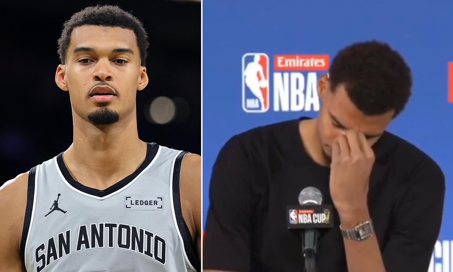 Heartbroken Victor Wembanyama cries over family tragedy in France