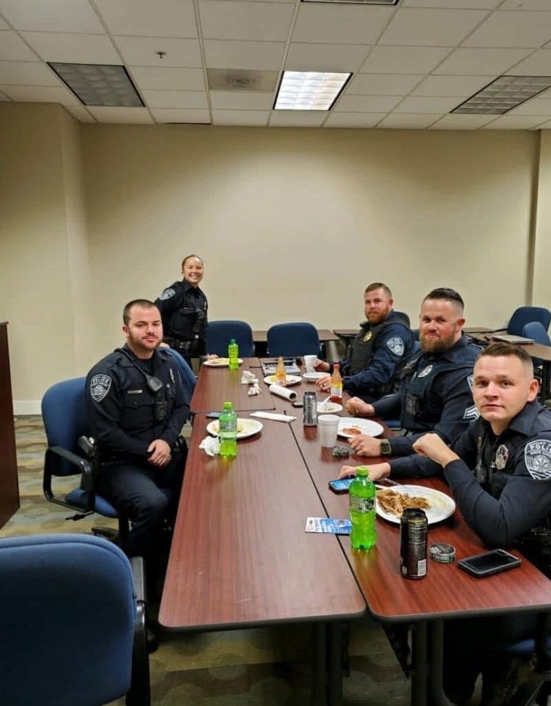 A local police officer is naming his baby after his fallen partner