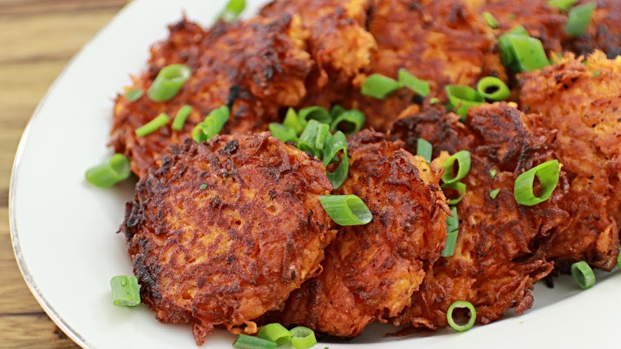 How these sweet potato fritters turn extra crispy