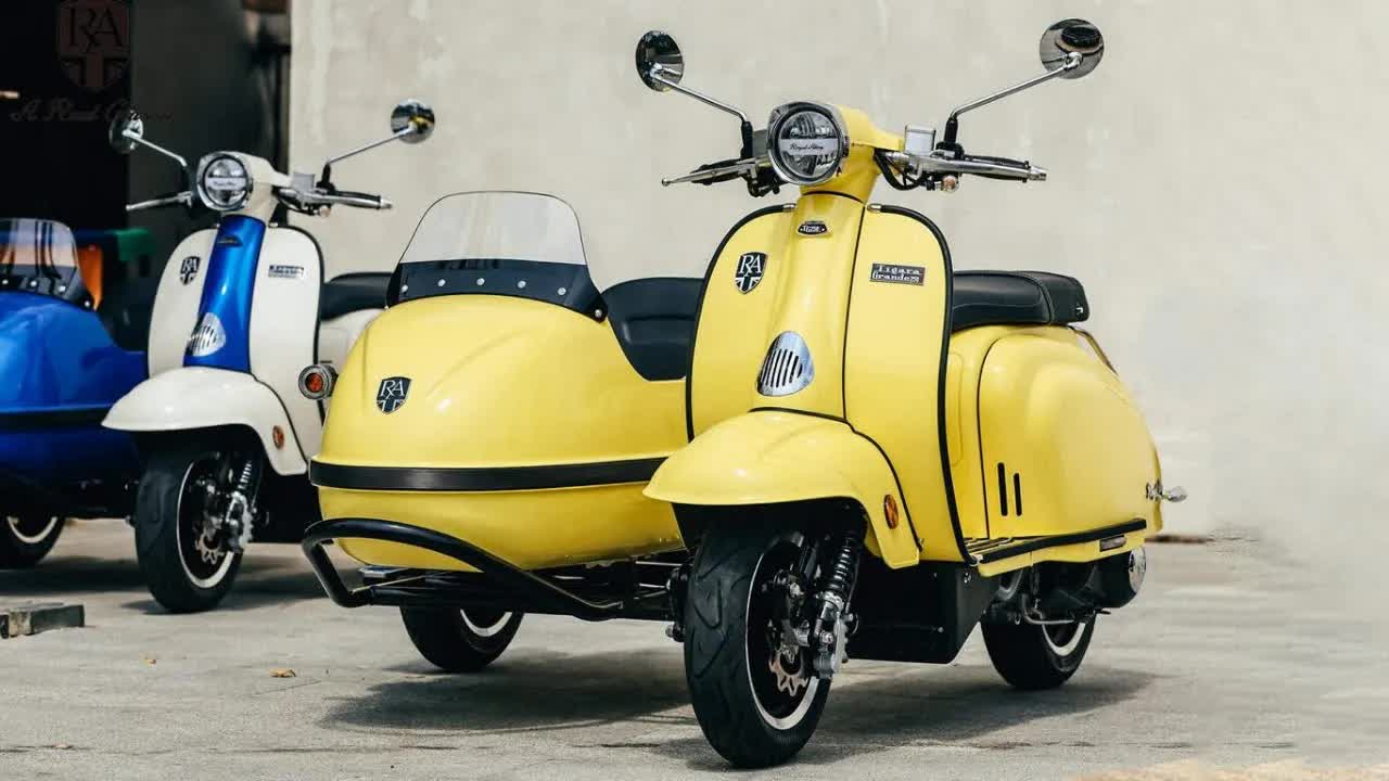 2025 Royal Alloy Sidecar GP 350 & TG 350 – Retro-Roller mit Beiwagen im ...