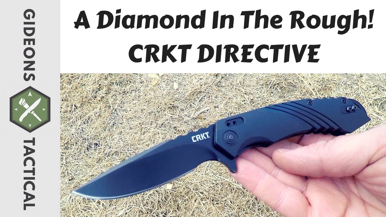 CRKT Directive pocket knife diamond in the rough