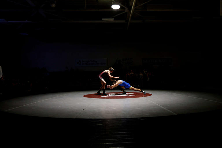 Bangor wrestling piles up bonus points in win over Wilson (photos)
