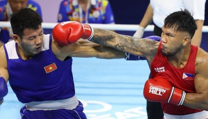 Marcial knocks Vietnamese foe out, fights for SEA Games gold