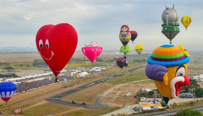 Philippine hot air balloon festival setting up in New Clark City anew