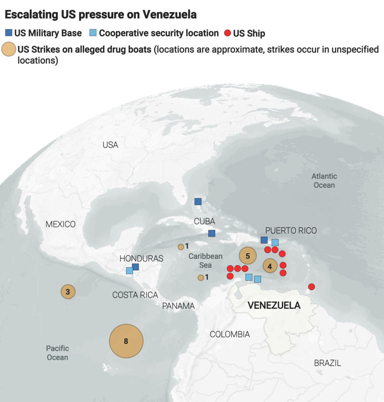 Donald Trump refuses to rule out war against Venezuela