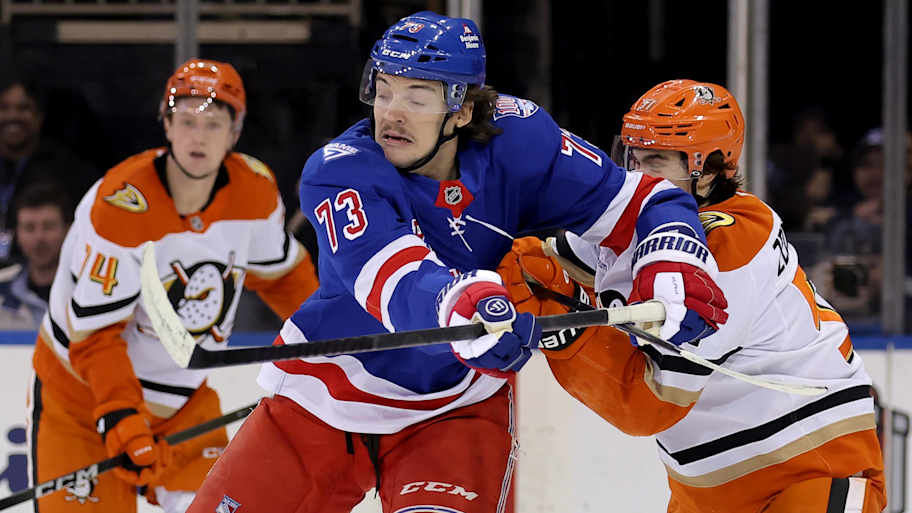 Rangers young enforcer makes return after breaking thumb