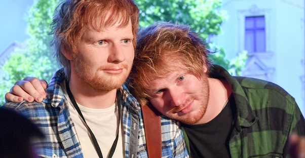 Who's who? Celebrities with their wax figures is honestly a little ...