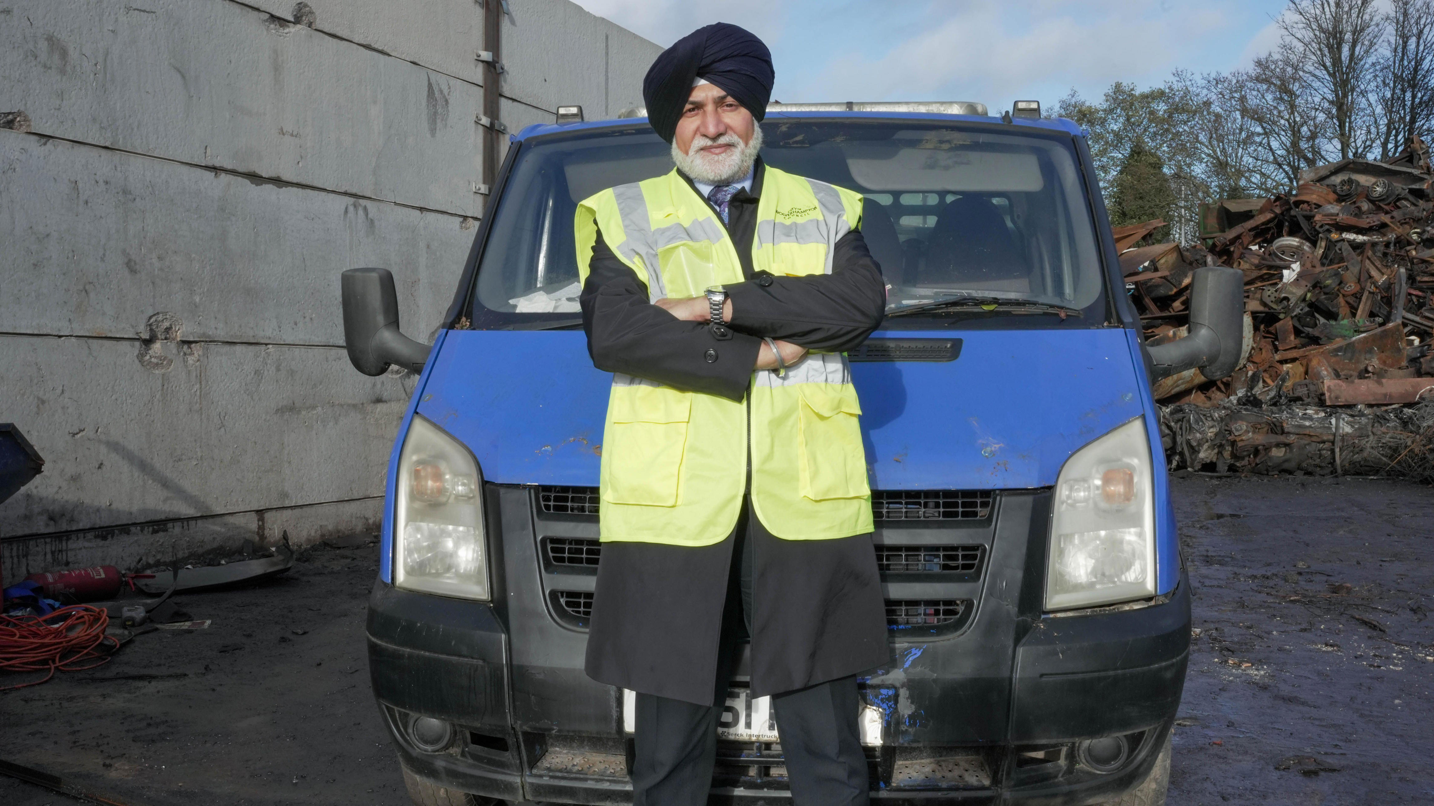 Truck crushed in crackdown on fly-tipping