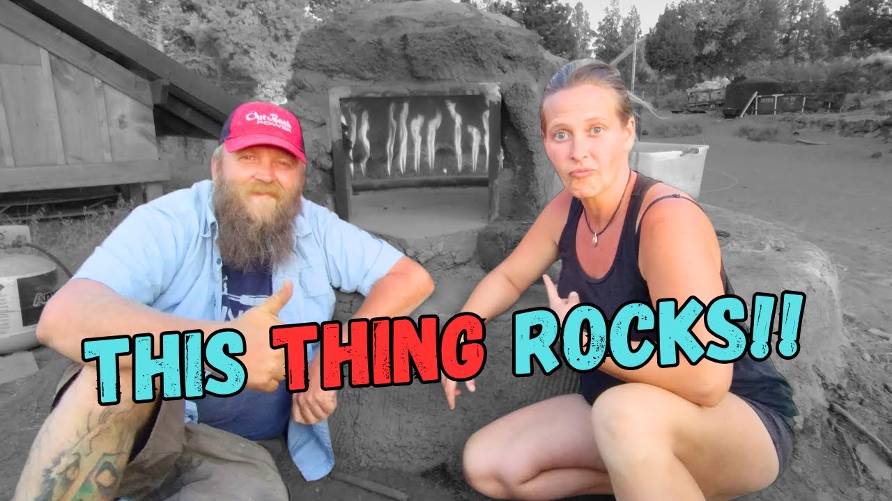 How to build an off-grid lava rock oven yourself