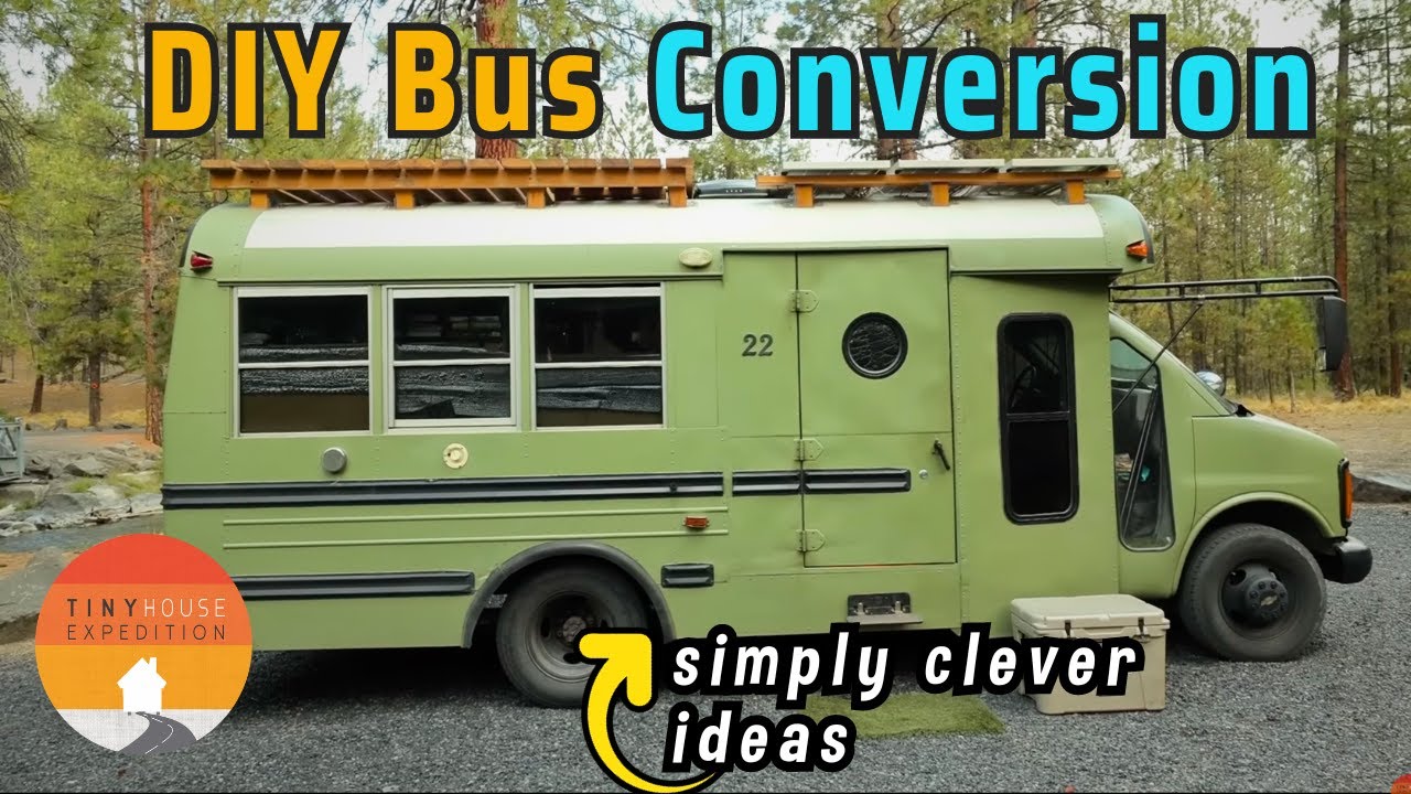Couple's DIY bus conversion - clever design ideas & what not to do!